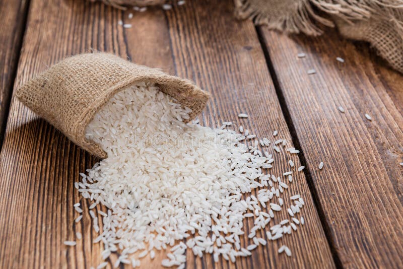 Uncooked Rice stock photo. Image of organic, healthy - 48681512