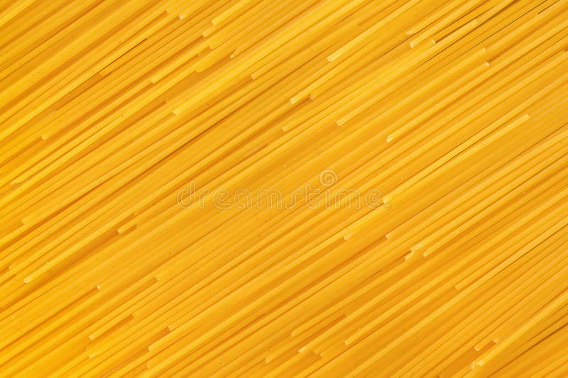 Uncooked Spaghetti Pasta Close-up, Top View. Spaghetti Background ...