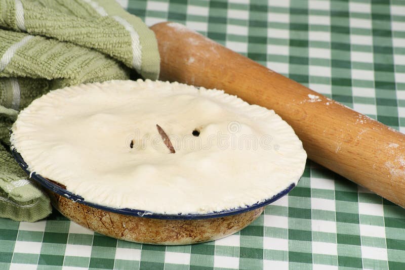 Uncooked pie stock image. Image of homemade, cold, flour - 29717081