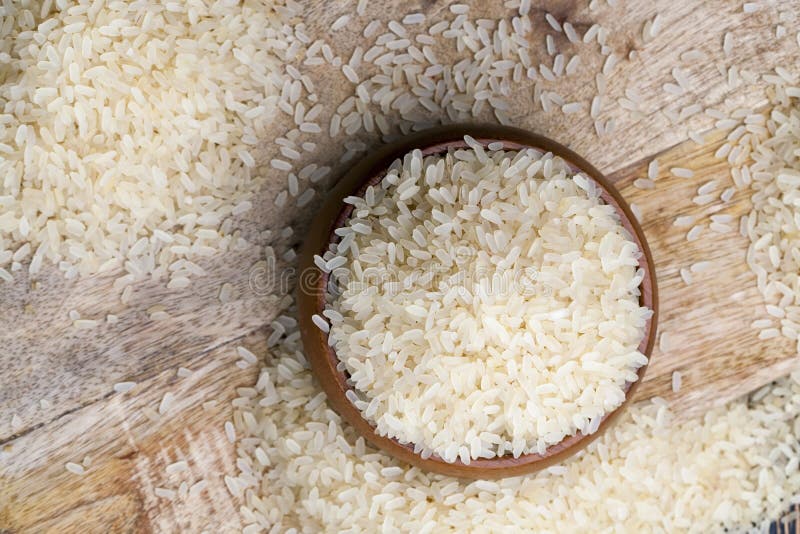 Uncooked Steamed Rice for Better Taste and Quality Stock Image - Image ...