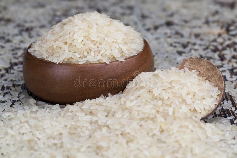 Uncooked Steamed Rice for Better Taste and Quality Stock Image - Image ...