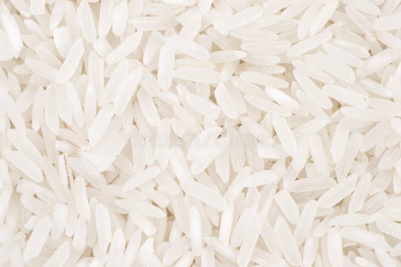 Uncooked White Rice Texture Background Close Up Stock Photo - Image of ...