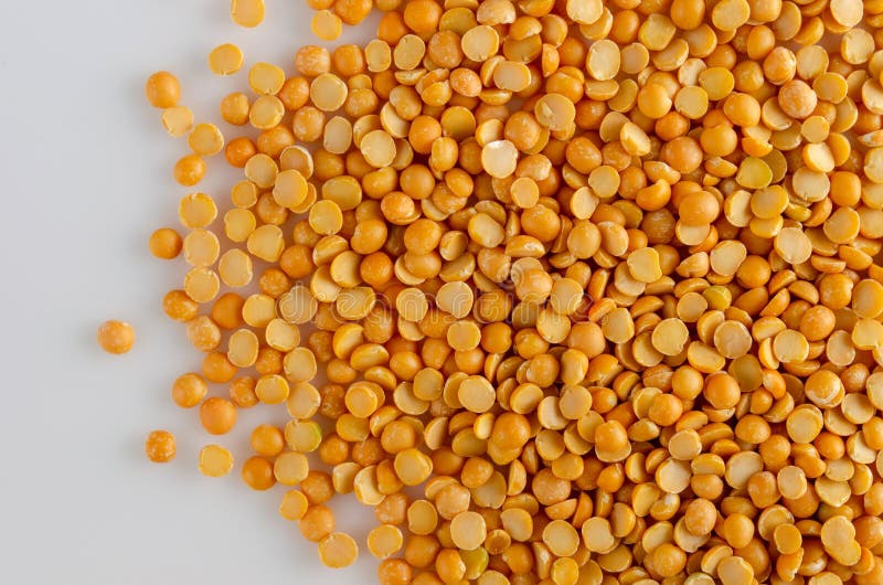 Raw Yellow Split Peas Top View Stock Image - Image of ingredient ...