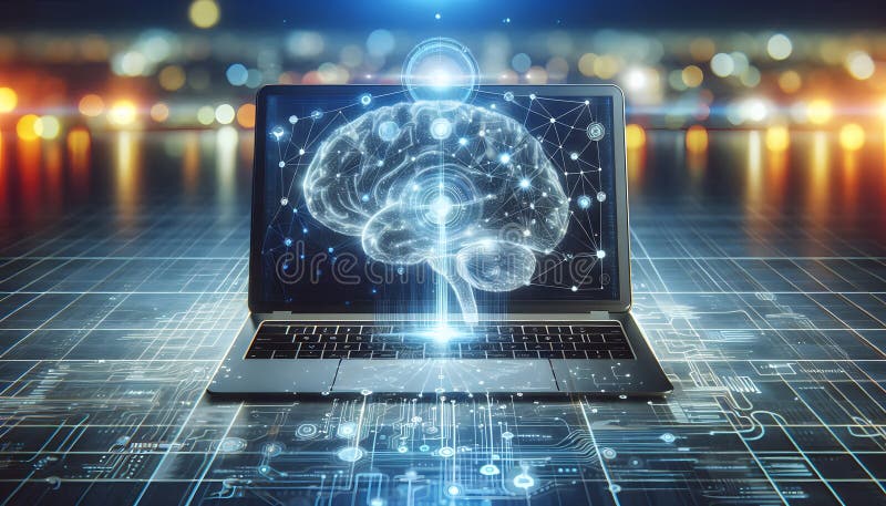 Uncover the Power of AI-Powered Data Analytics Stock Illustration ...