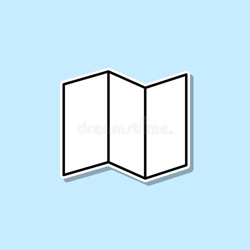 Uncovered Paper Sticker Icon. Simple Thin Line, Outline Vector of Web ...