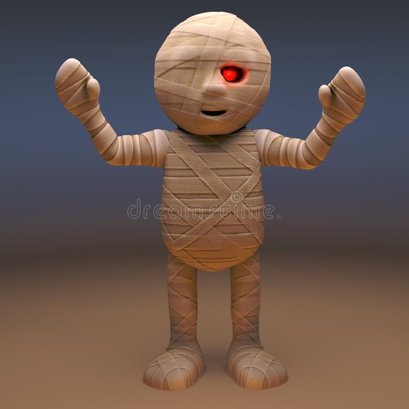 ,Undead Egyptian Mummy Monster Stock Illustration - Illustration of ...