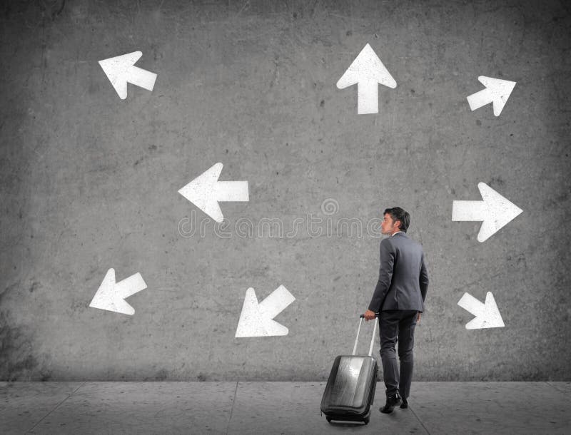 Businessman in the Face of Difficulties Stock Image - Image of manager ...