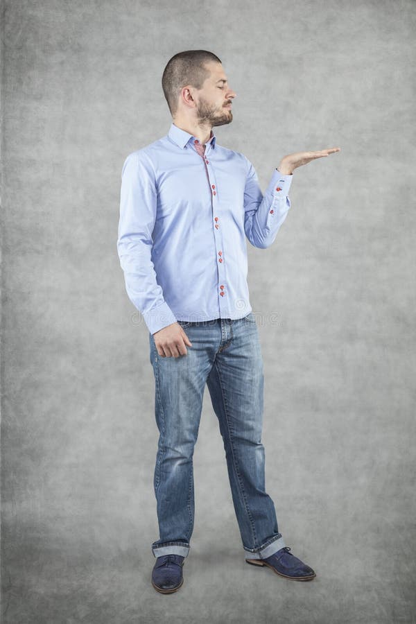 Undecided businessman stock photo. Image of imagery, gesture - 41773318