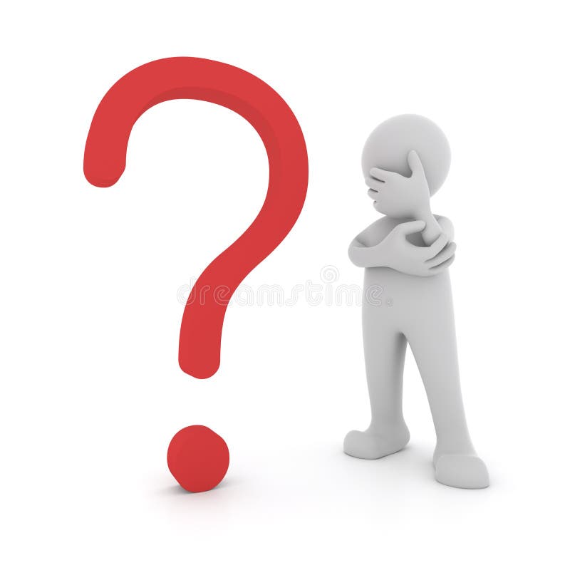 Undecided man stock illustration. Illustration of concentration - 31119616