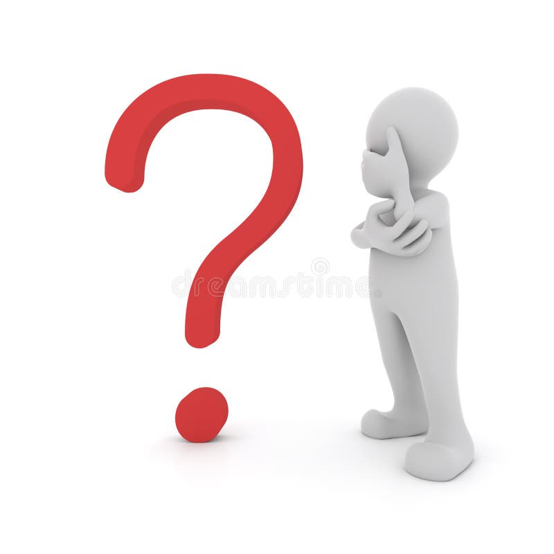 Undecided man stock illustration. Illustration of concentration - 31119616