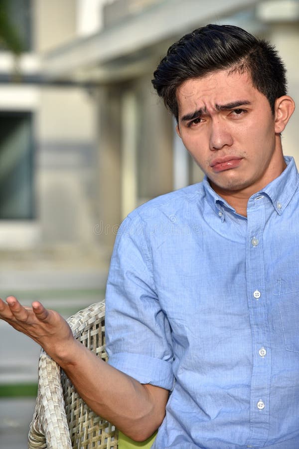 Undecided Young Minority Person Stock Photo - Image of undecided ...