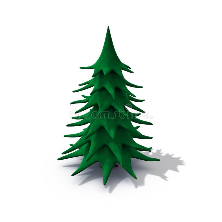 Undecorated Christmas Tree Stock Illustrations – 588 Undecorated ...