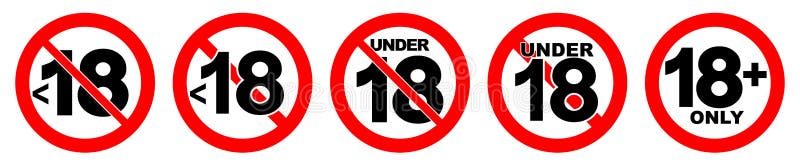 Age 18 Prohibit Stock Illustrations – 14 Age 18 Prohibit Stock ...