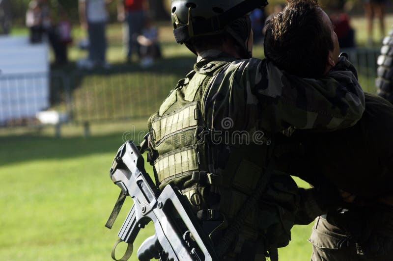Under arrest stock photo. Image of protect, combat, forces - 2495328