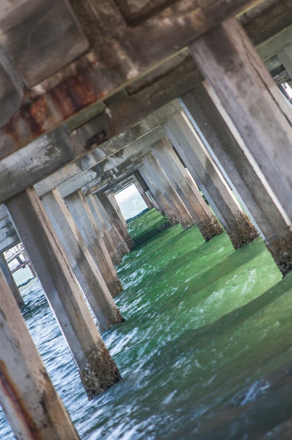 Beach Pier stock image. Image of color, serene, ocean - 26782279