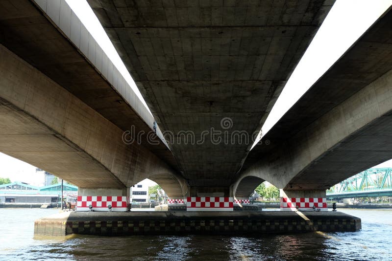 Under Bridge Background. stock photo. Image of river - 91201640