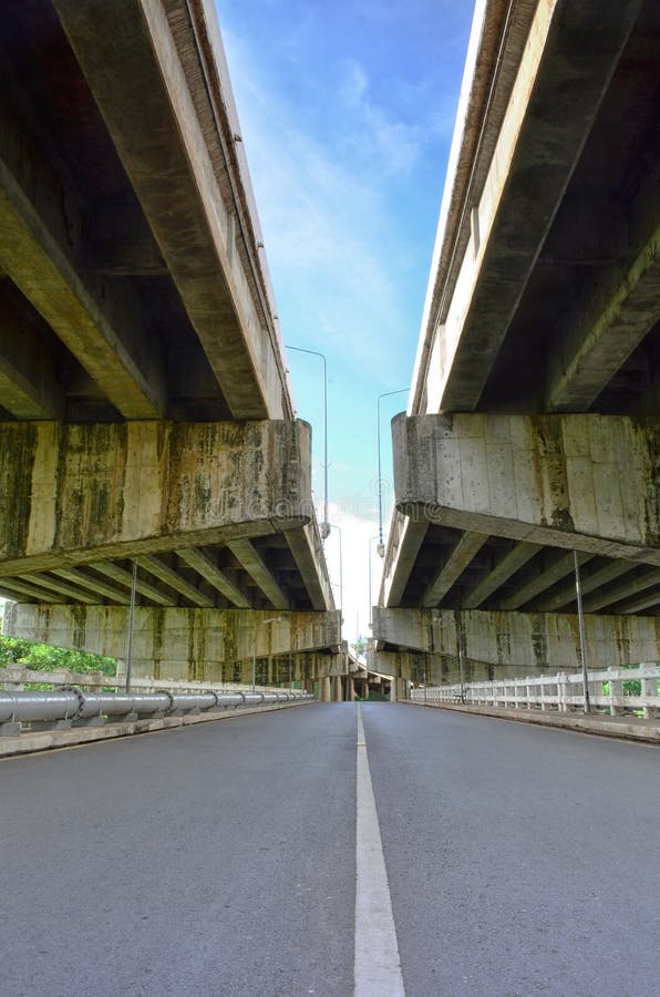 Under bridge stock image. Image of thailand, shadows - 31726867