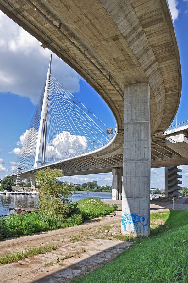 Under the bridge stock image. Image of roadway, transit - 47355297
