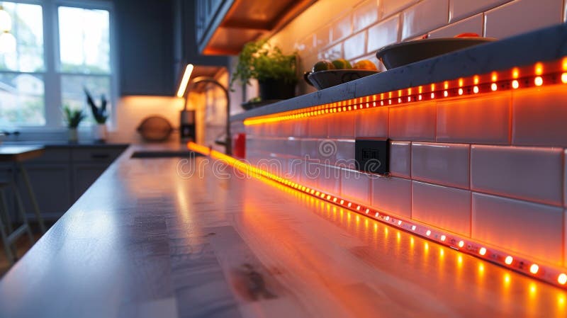Under Cabinet Lighting, Led Strip Lights Under Kitchen Cabinets Offer ...