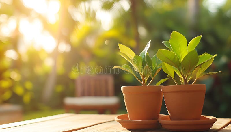Under a Canopy at a Beachside Cafe, a Table is Set with Pottery and ...