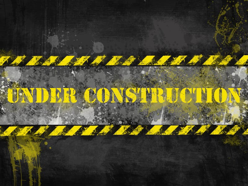 Under Construction Poster Design Stock Illustrations – 1,356 Under ...