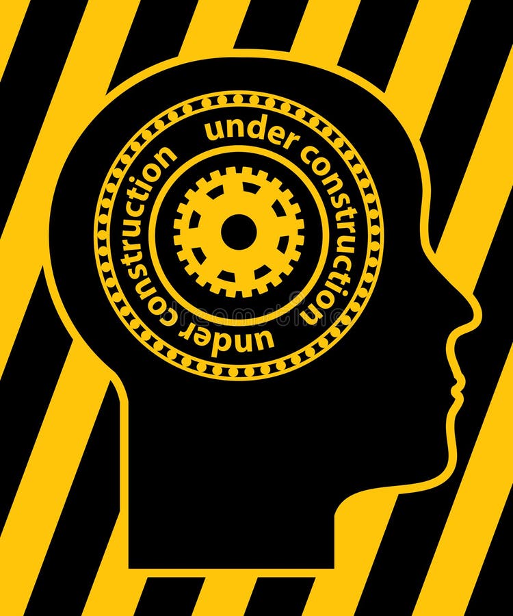Brain Under Construction Stock Illustrations – 52 Brain Under ...