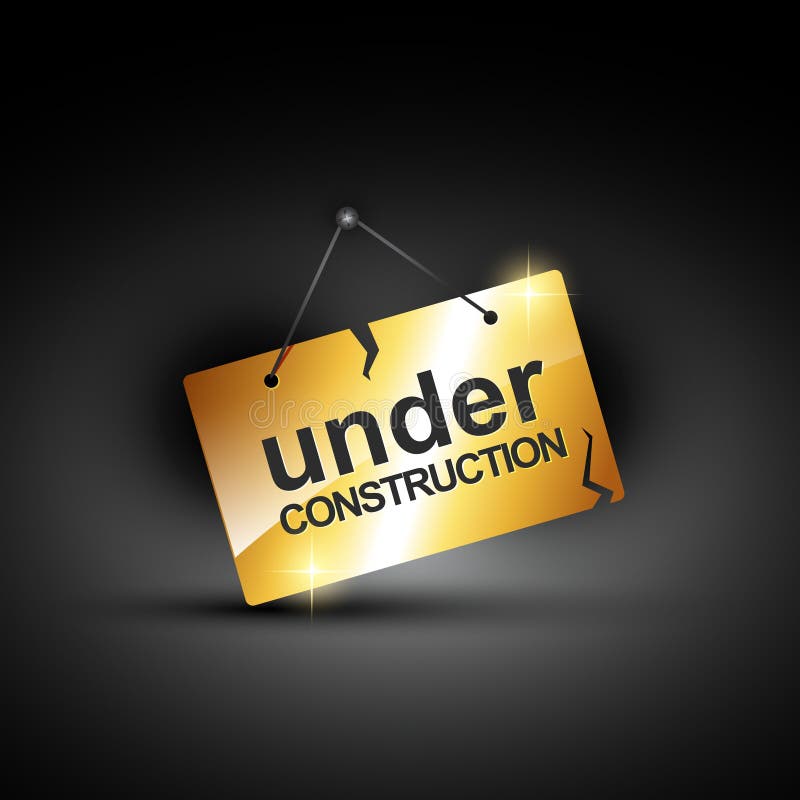 Under construction stock vector. Illustration of planning - 14369209