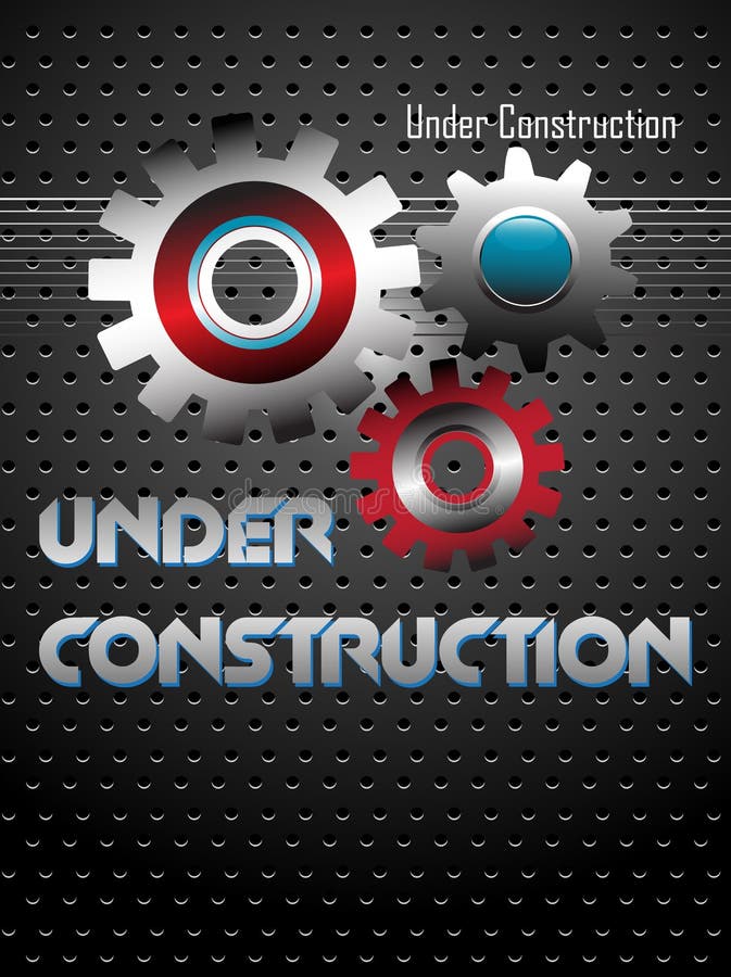 Under Construction / 2 stock illustration. Illustration of building ...