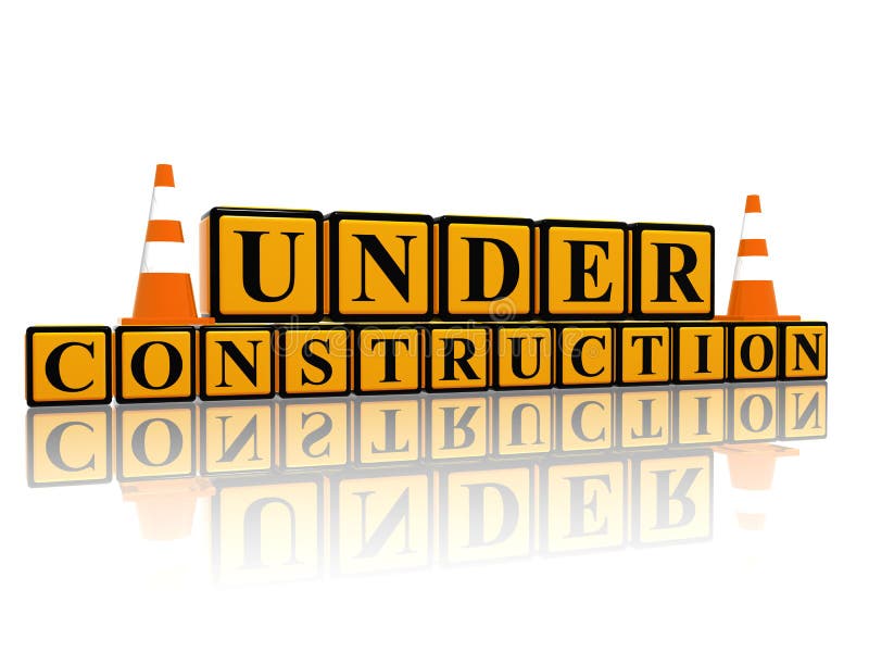 Under Construction stock illustration. Illustration of construction ...