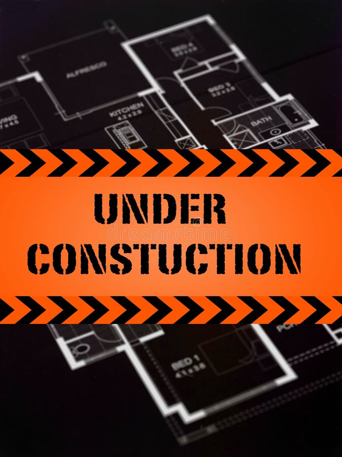 Under Construction stock image. Image of construction - 25921831