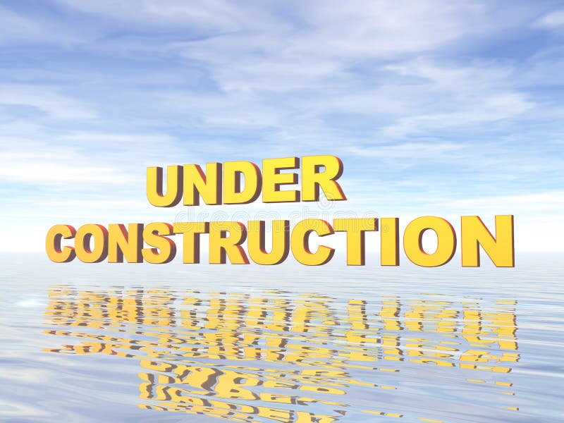 Under construction sign stock illustration. Illustration of site - 2372540