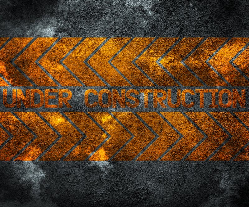 Under Construction Background Stock Image - Image of page, home: 24923879