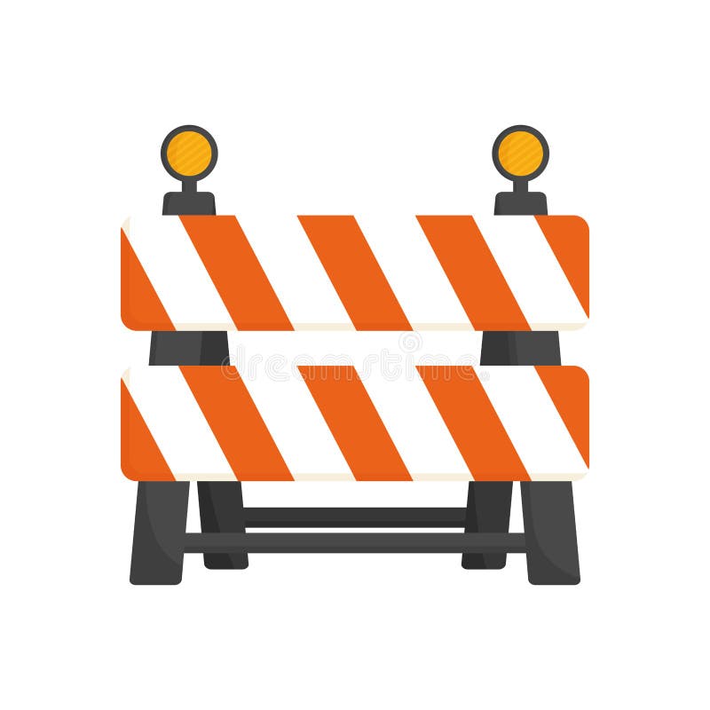 Under construction barrier stock illustration. Illustration of internet ...