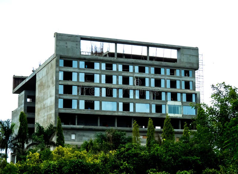 Multi Storied Building Construction in India Stock Photo - Image of ...