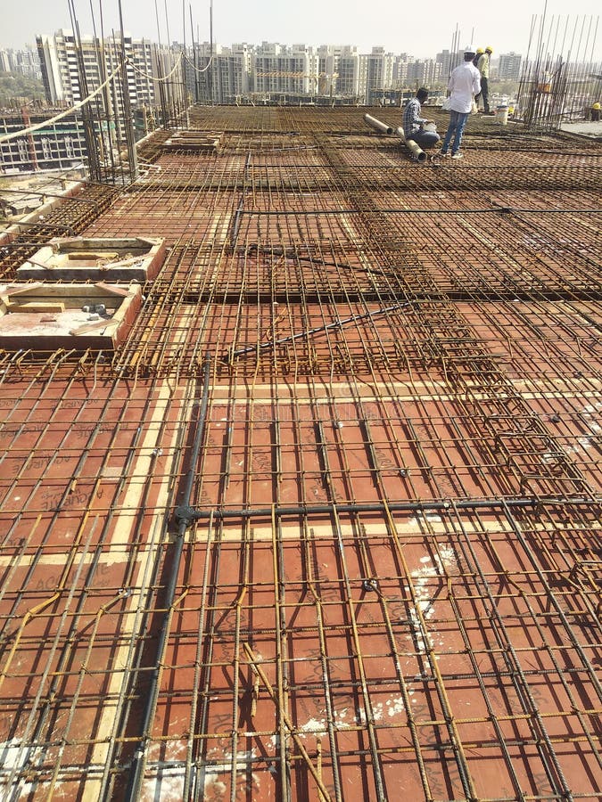 Under Construction Building and Labour Scrapyard Stock Photo - Image of ...