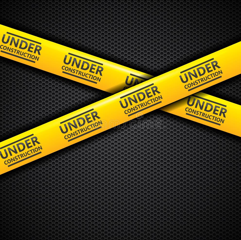 Under Construction Tape Background Stock Illustrations – 1,050 Under Construction Tape ...
