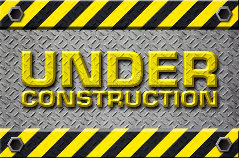 Under construction design stock illustration. Illustration of design ...
