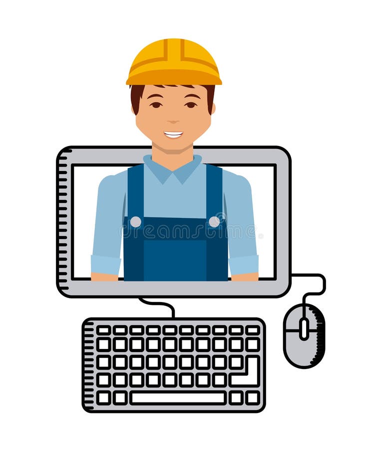 Mouse Construction Industry Stock Illustrations – 465 Mouse ...