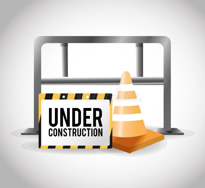 Under Construction Design Design Stock Illustration - Illustration of ...