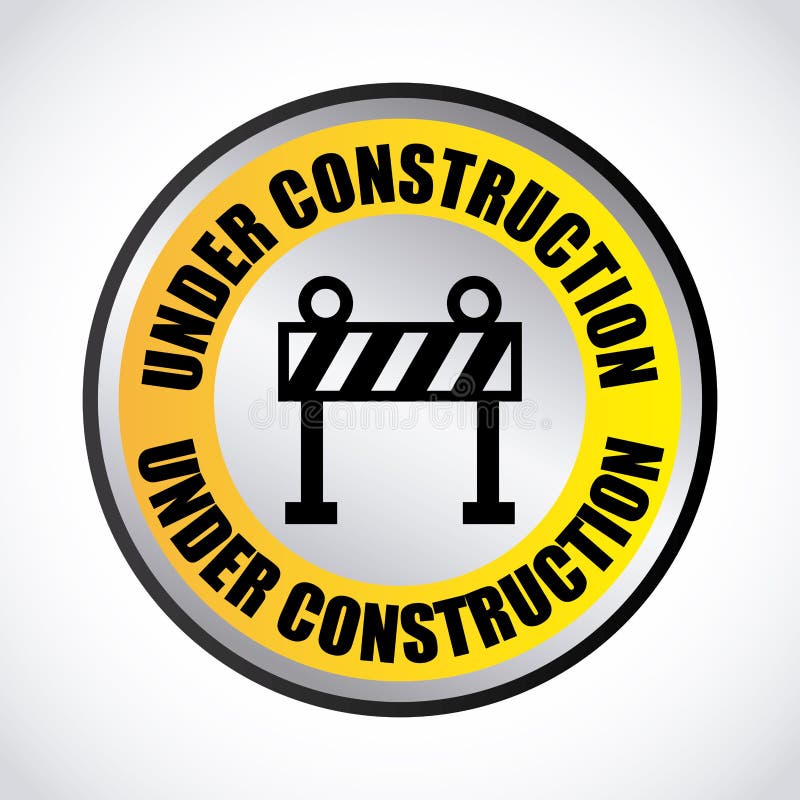 Under construction design stock vector. Illustration of repair - 45432695