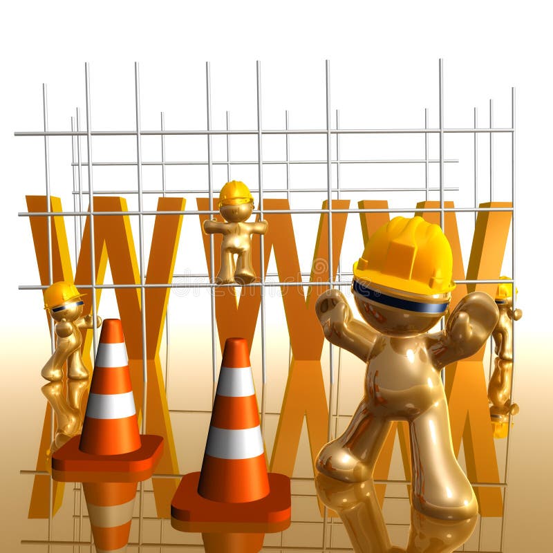 Under Construction Funny 3d Icon Stock Illustration - Illustration of ...
