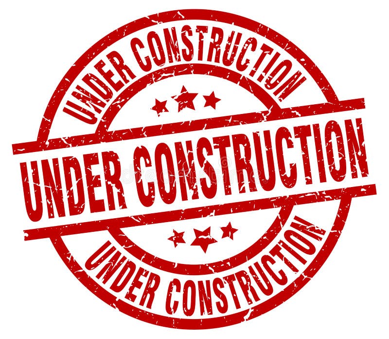 Under Construction Stamp Stock Illustrations – 640 Under Construction ...