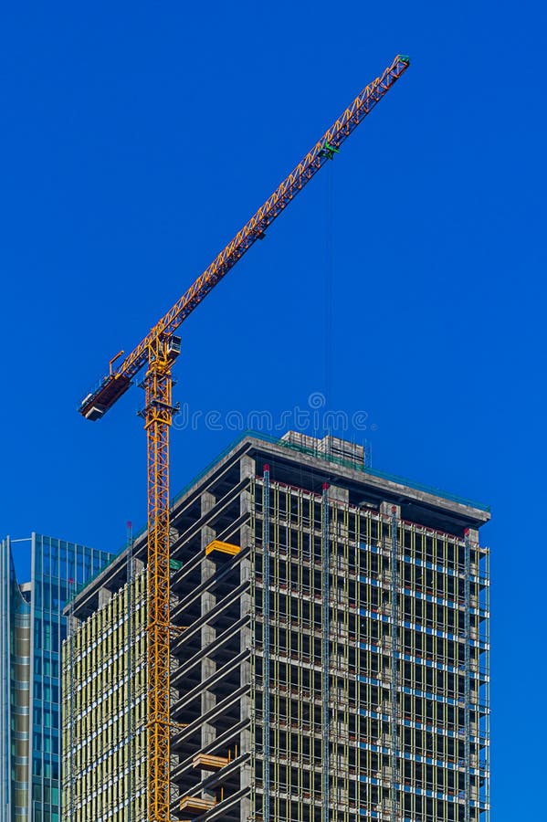 Under Construction High Multi-storey Building with Tower Type ...