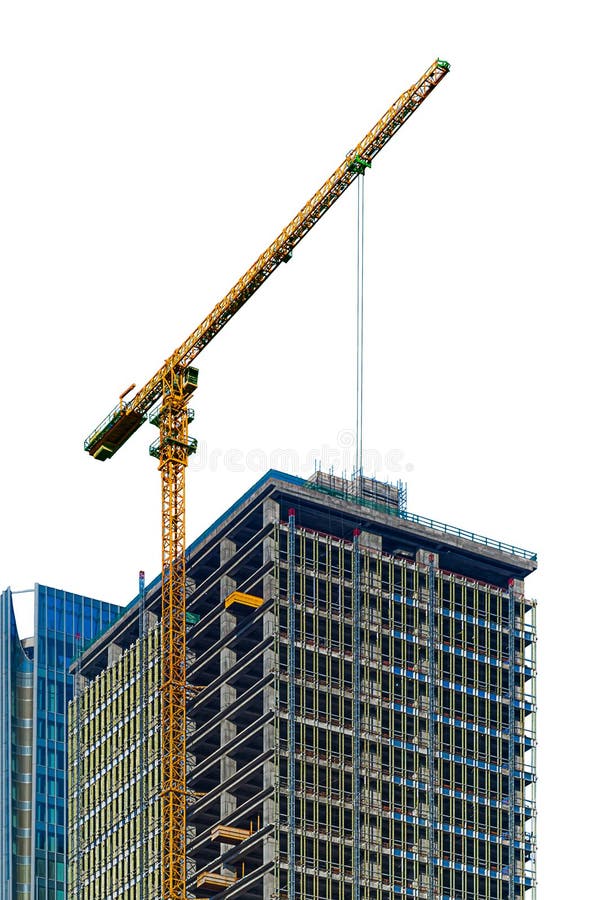 Under Construction High Multi-storey Building with Tower Type ...