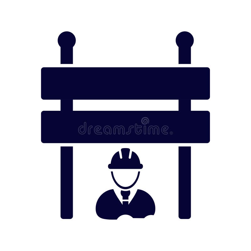 Under construction icon stock vector. Illustration of sign - 257336848