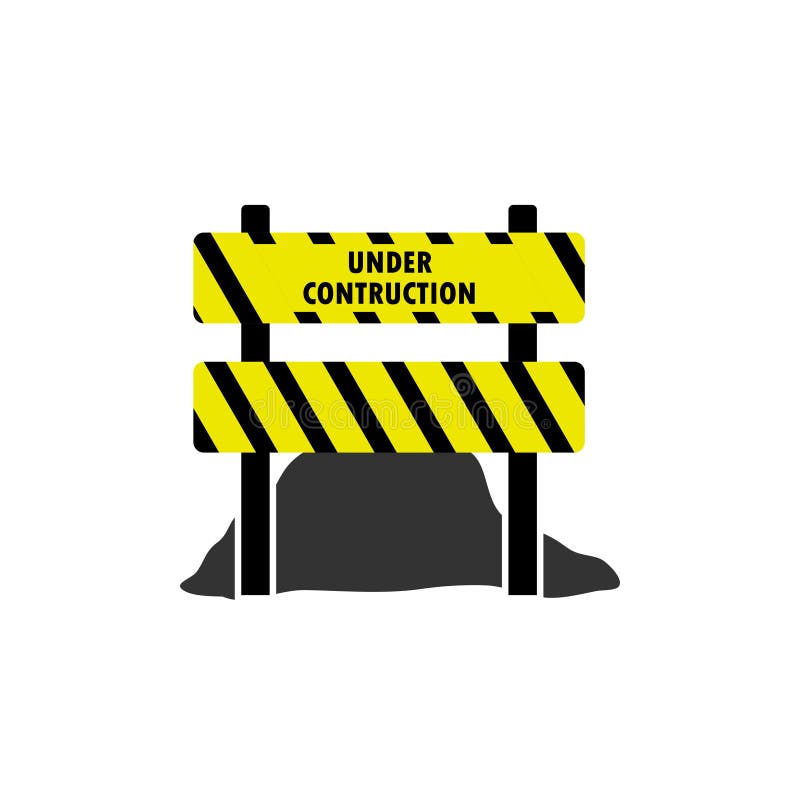 Under Construction Icon Design Template Vector Isolated Illustration ...