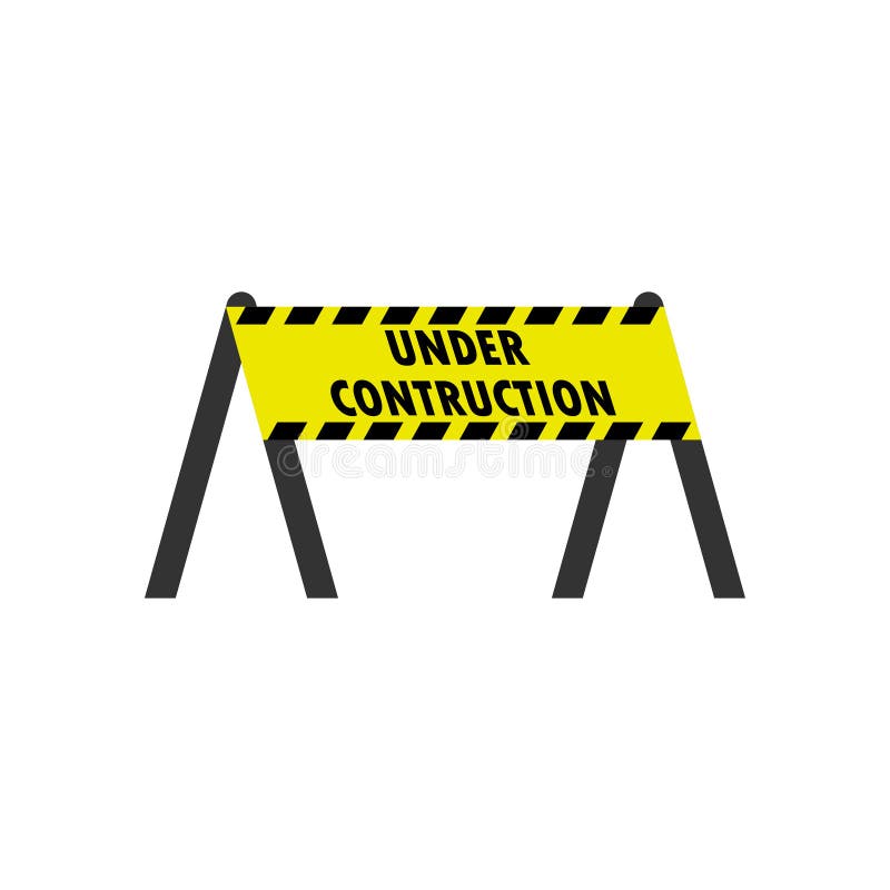 Under Construction Icon Design Template Vector Isolated Illustration ...