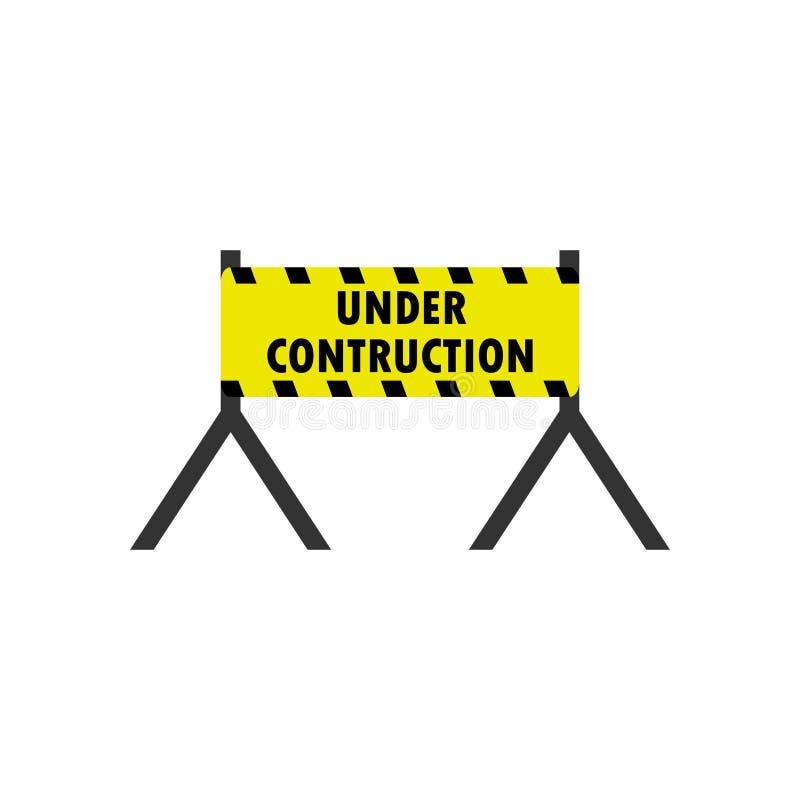 Under Construction Icon Design Template Vector Isolated Illustration ...