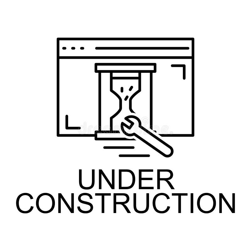 Under Construction Icon. Element of Web Development Signs with Name for ...