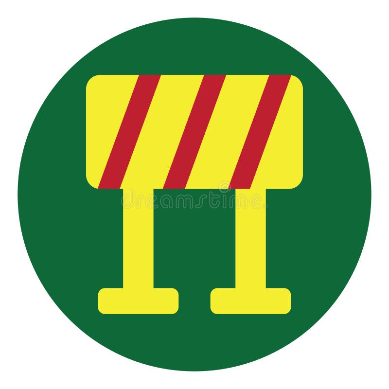 Under construction, icon stock vector. Illustration of traffic - 260370572